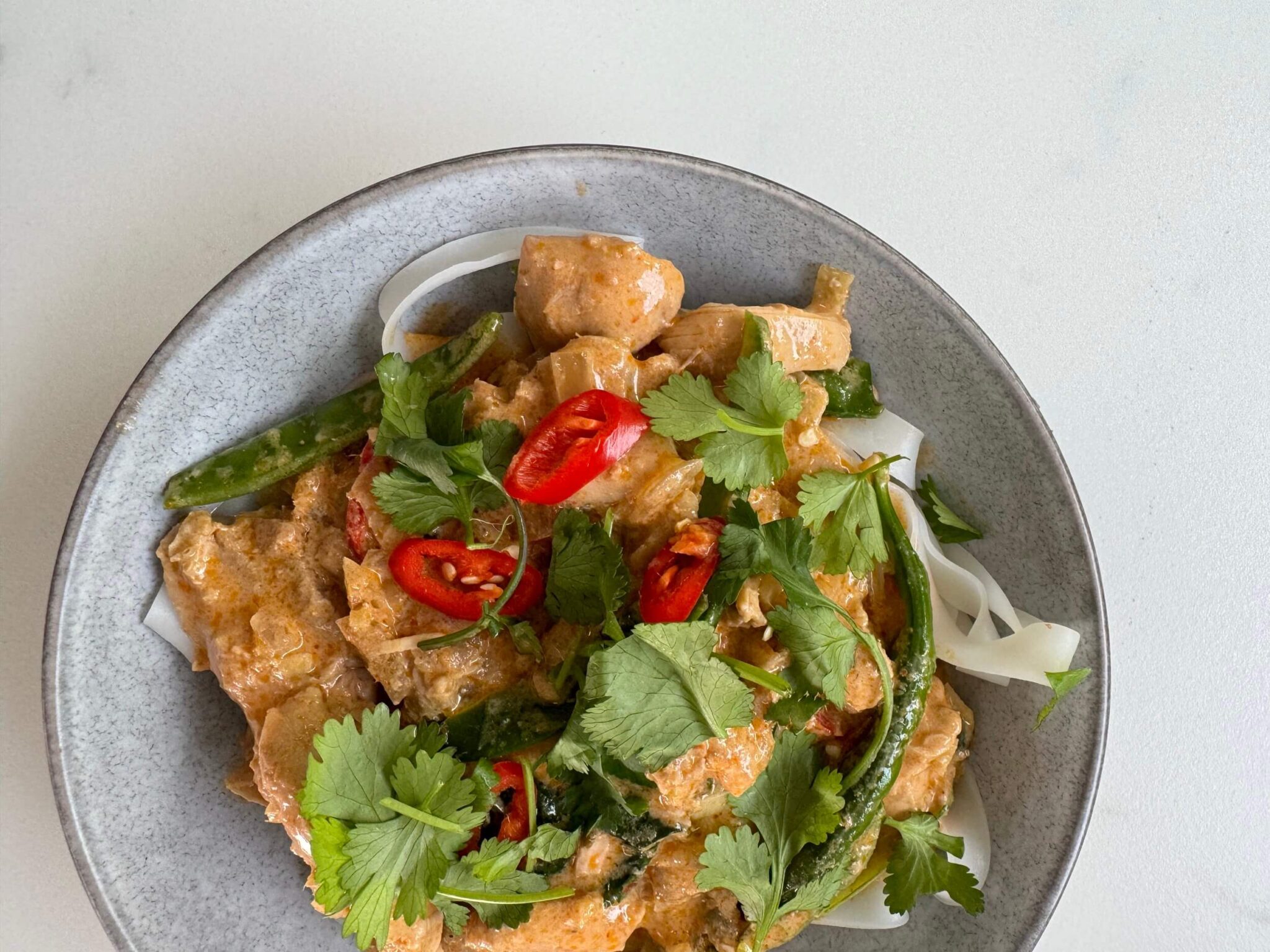 Slow Cooker Thai Red Chicken Curry - Wholesome by Sarah