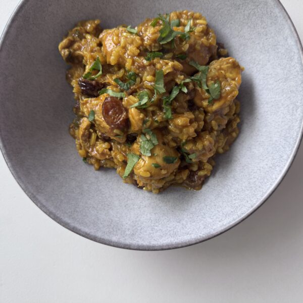 Slow Cooker Chicken Curry & Rice - Wholesome by Sarah