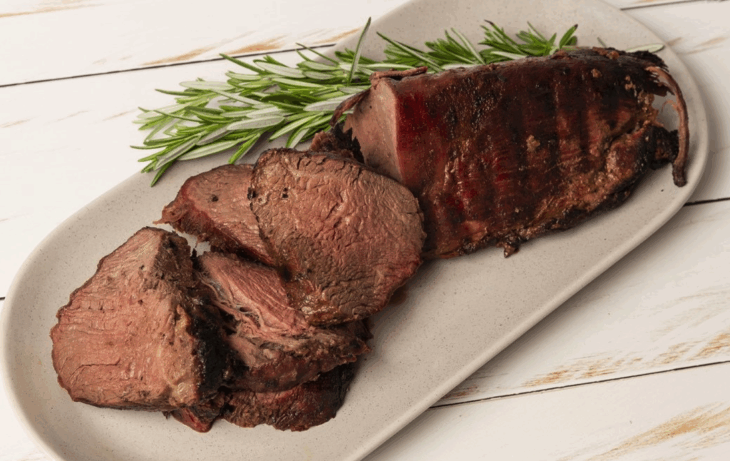 Whole Roasted Eye Fillet with Chimichurri - Wholesome by Sarah